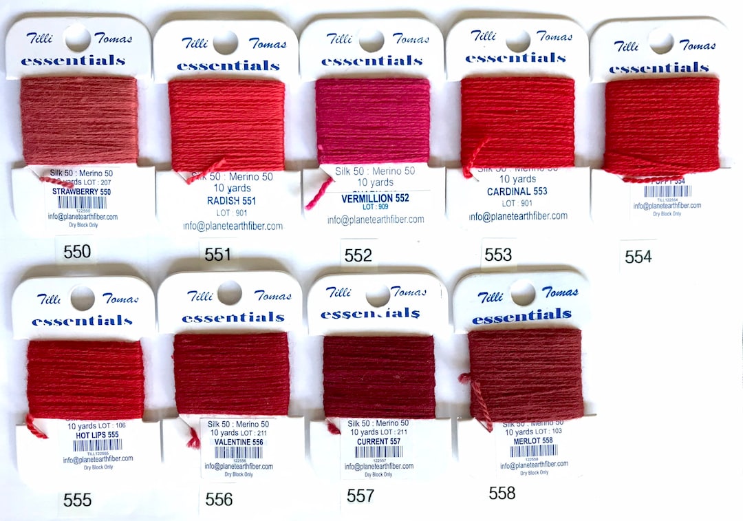 Essentials Threads 550 - 558 - Etsy