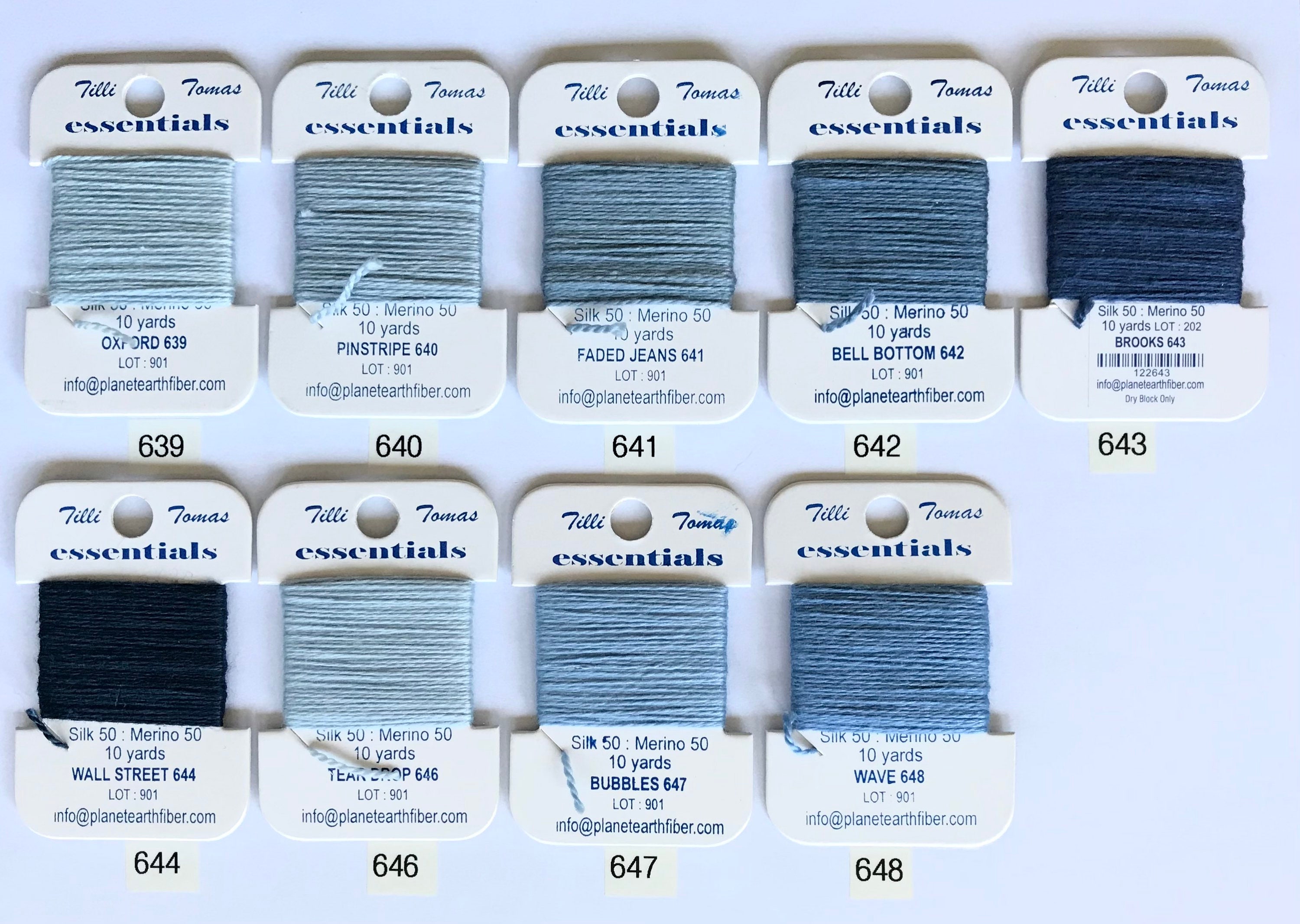 Essentials Threads Colors 639 648 | Etsy