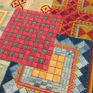 Mediterranean Squares Needlepoint Basic Kit - Etsy