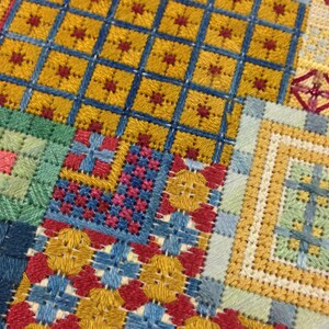 Mediterranean Squares Needlepoint Basic Kit - Etsy