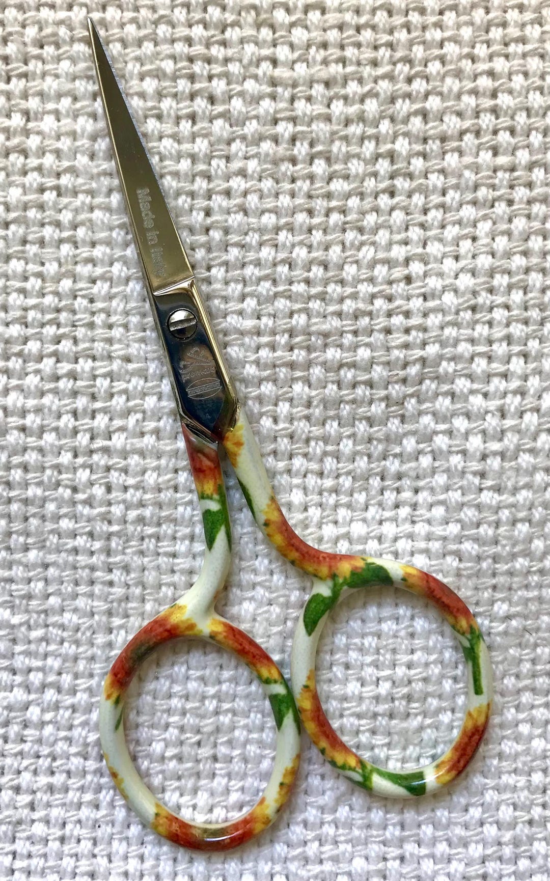 Yellow Floral 3-1/2 Inch Embroidery Scissors by Premax X310 - Etsy