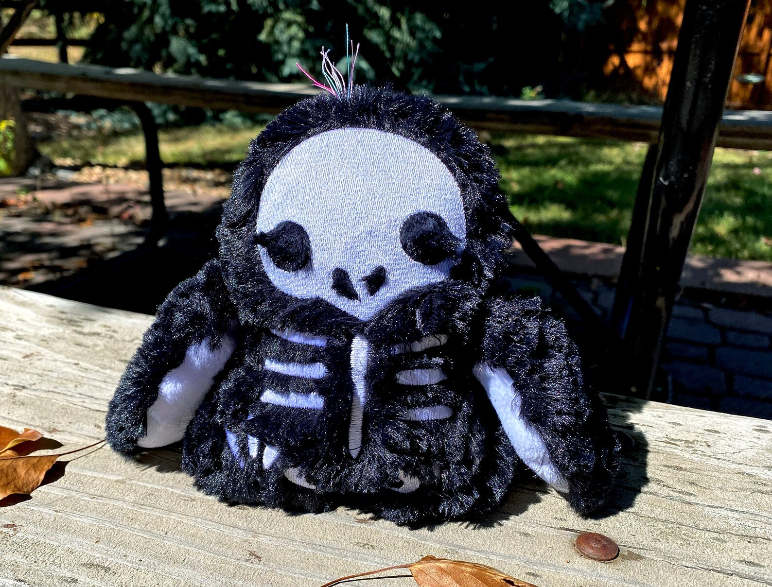 Plush Fluffy Skeleton 'is It a Bird an Owl or a - Etsy