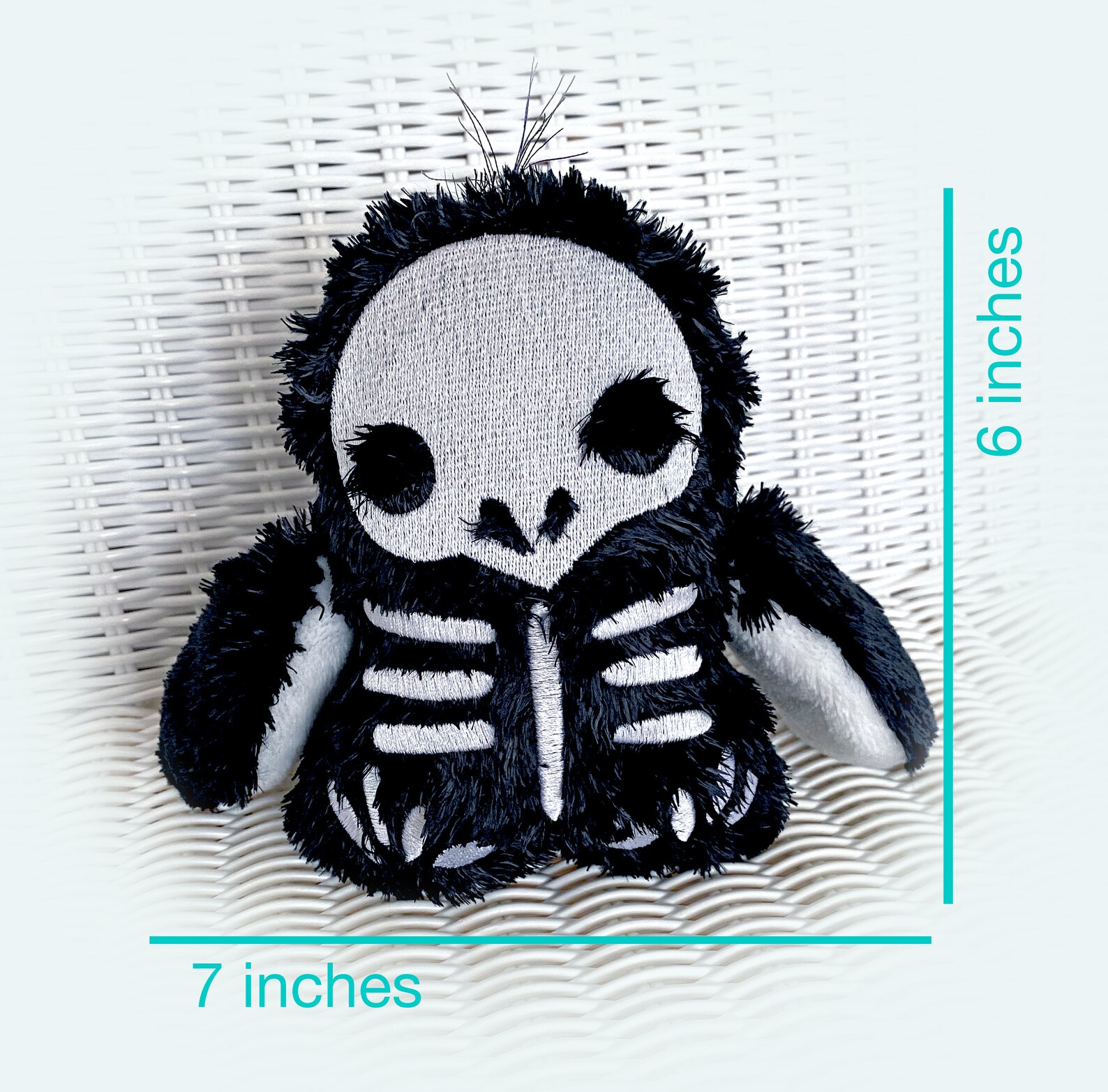 Plush Fluffy Skeleton 'is It a Bird an Owl or a - Etsy