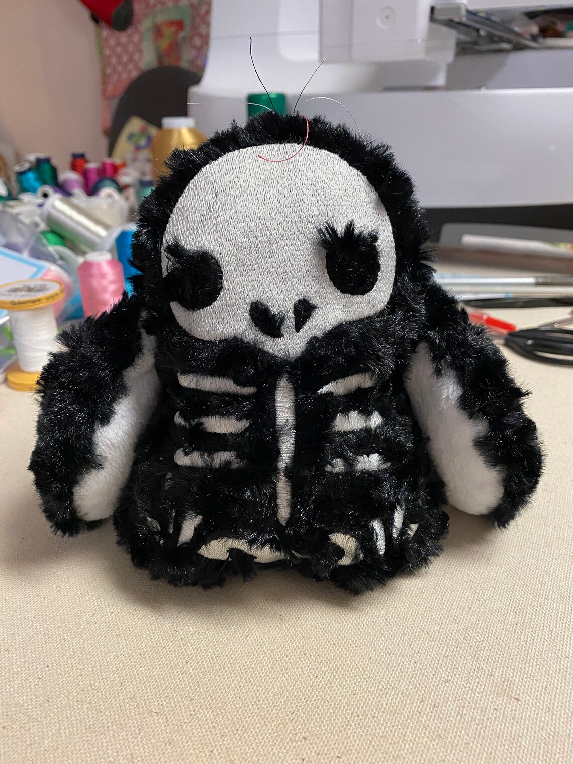 Plush Fluffy Skeleton 'Is it a Bird an Owl or a | Etsy