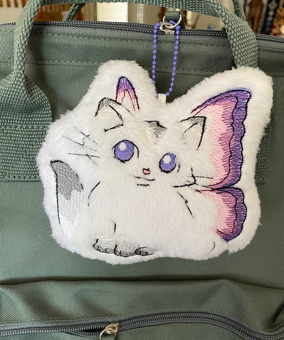 Fluffy Fae Kitty Ornament/keychain - Etsy