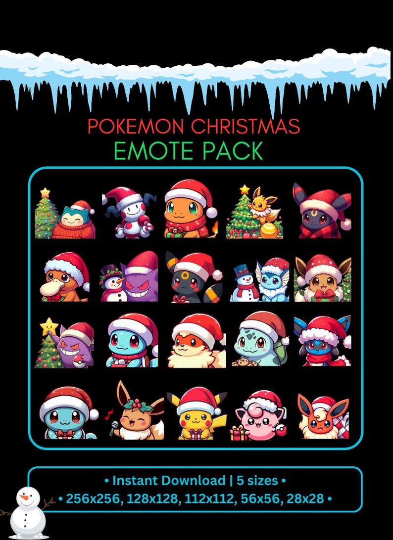 Pokemon Bundles Emote Pack 20x - Growlithe, Mr Mime, Lucario, Pikachu ...