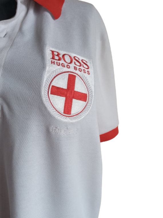 Vintage Hugo Boss Golf POLO shirt, White Tennis men's… - Gem