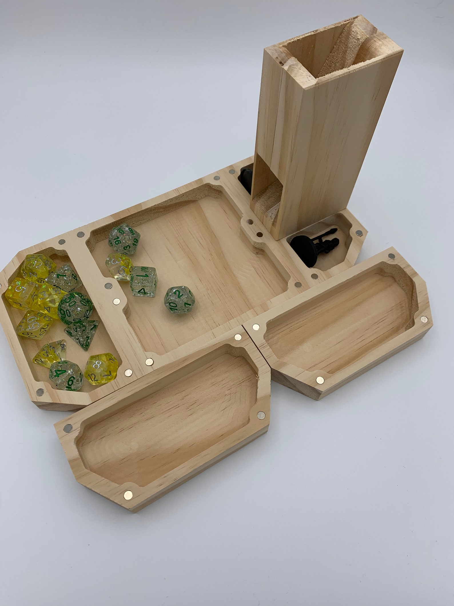 Portable Gamer's Dice Tower Set - Etsy