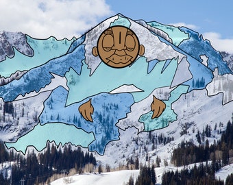 Brighton Ski Trail Map 3-D Canvas Poster Utah - Etsy