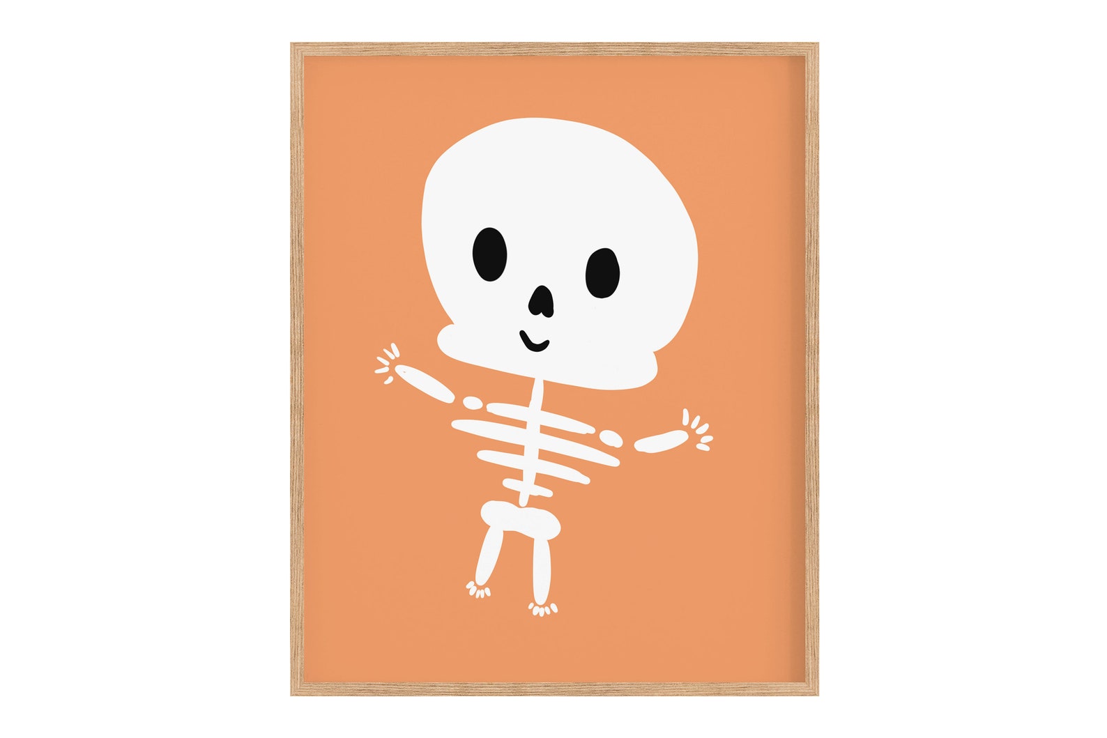 Cute Halloween Skeleton Printable Set of 4 Skeleton Designs - Etsy