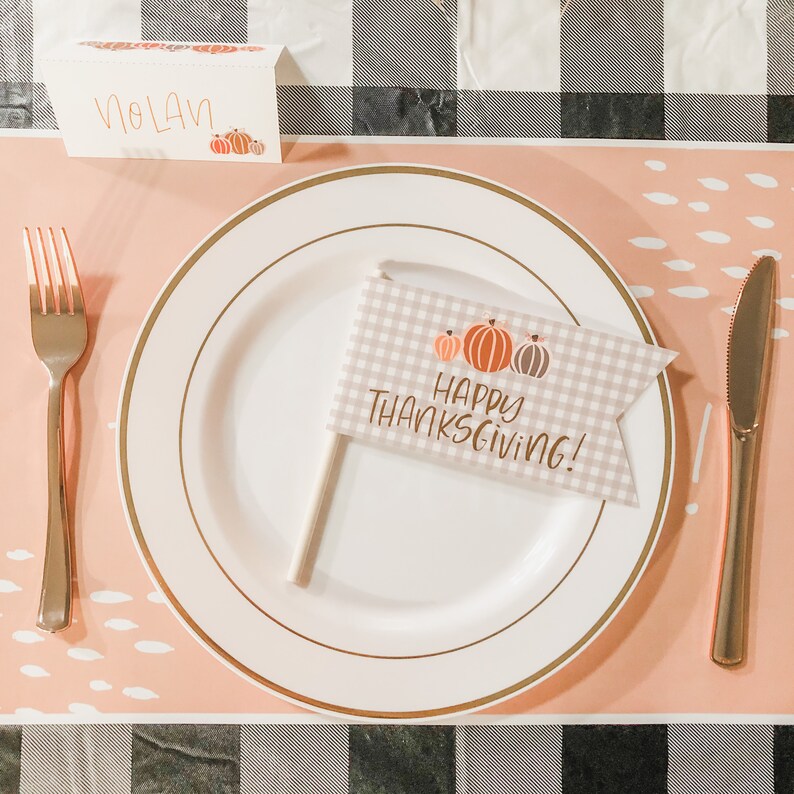 Thanksgiving Printable Flags Thanksgiving Pennant Flags Set - Etsy