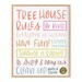 Printable Treehouse Rules, Treehouse Art, Tree House Rules, Kid ...