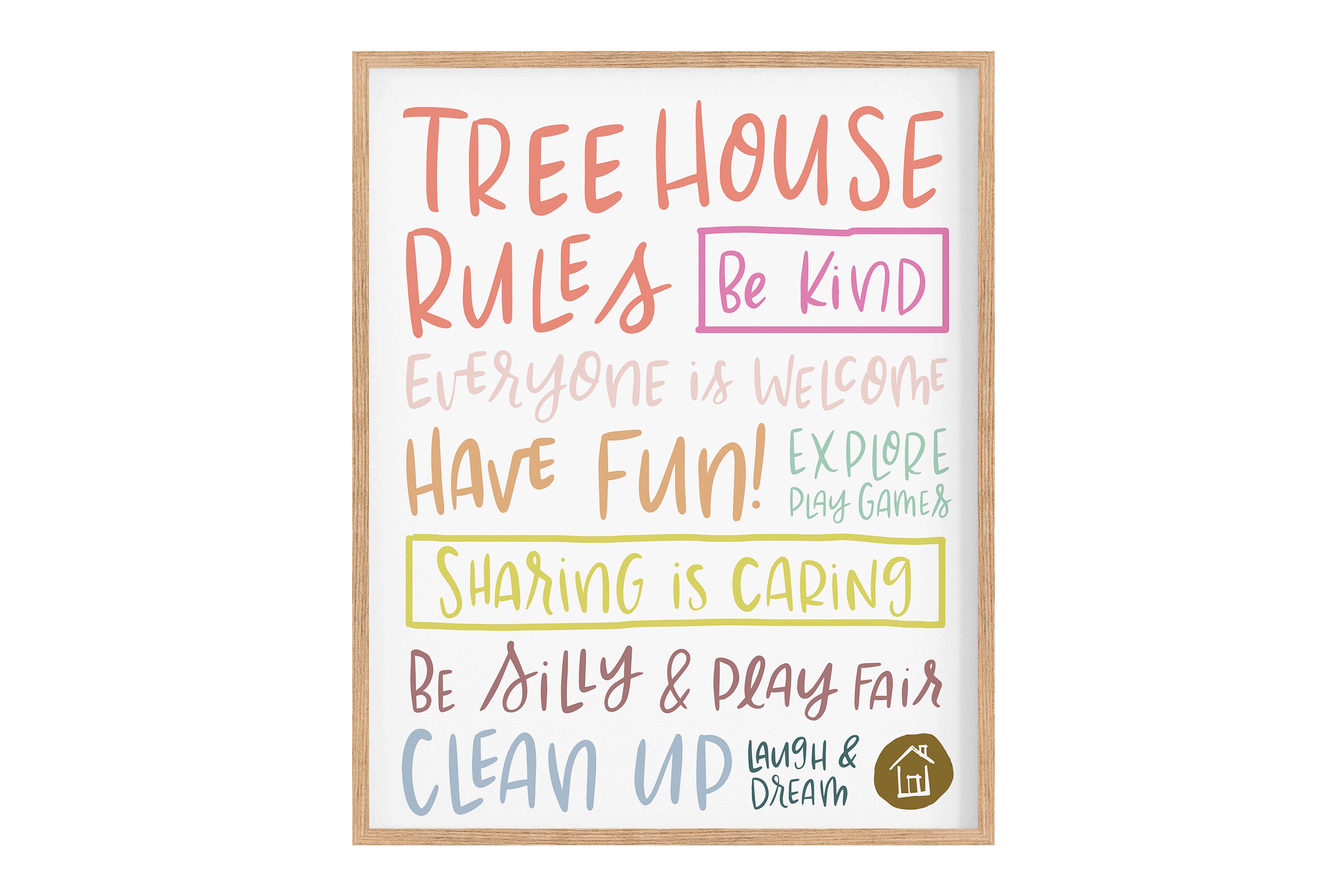 Printable Treehouse Rules Treehouse Art Tree House Rules - Etsy