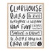 Printable Clubhouse Rules Black and White Clubhouse - Etsy