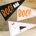 Printable Halloween Pennant Flags Boo Baskets Halloween - Etsy