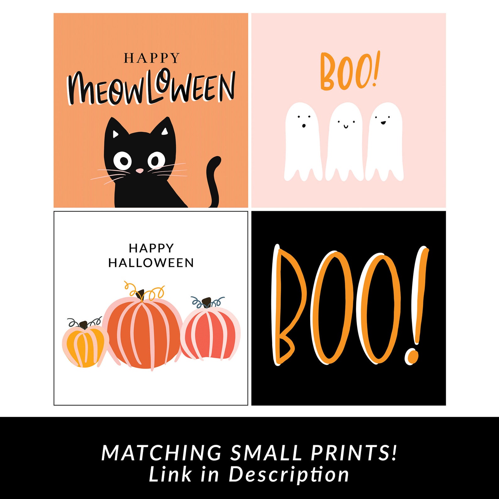 Printable Halloween Pennant Flags Boo Baskets Halloween - Etsy