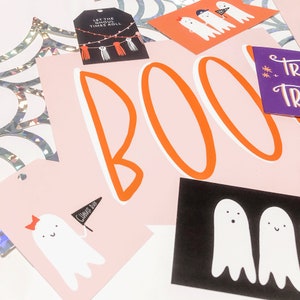 Boo Halloween Printable, Pink Halloween Art, Boo Sign, Cute Halloween ...