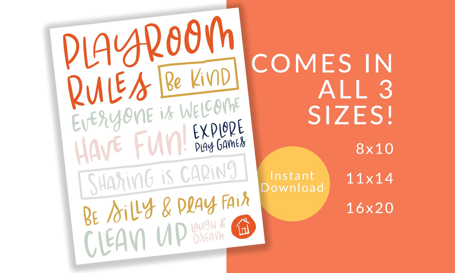 Printable Playroom Rules Playroom Art Play Room Rules Kid - Etsy