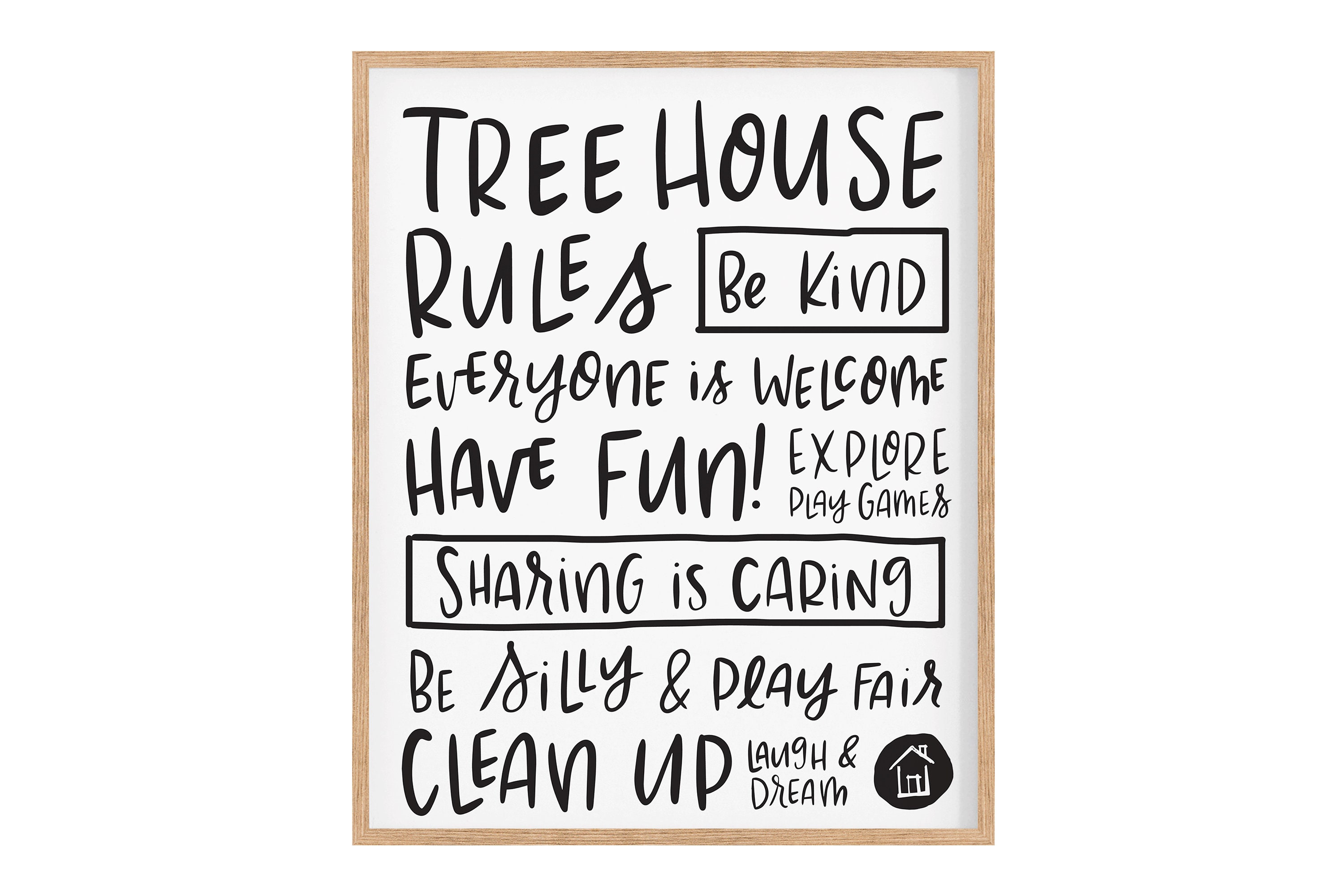 Printable Treehouse Rules Treehouse Art Tree House Rules - Etsy