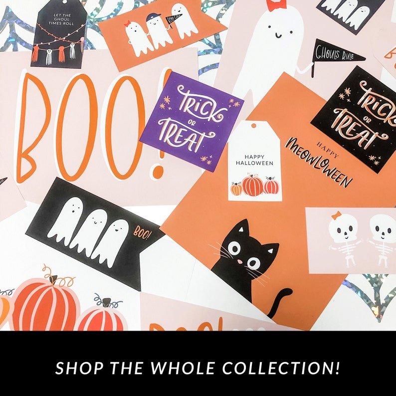 Cute Ghost Halloween Printable, Pink Ghost Halloween Art, Boo Sign ...
