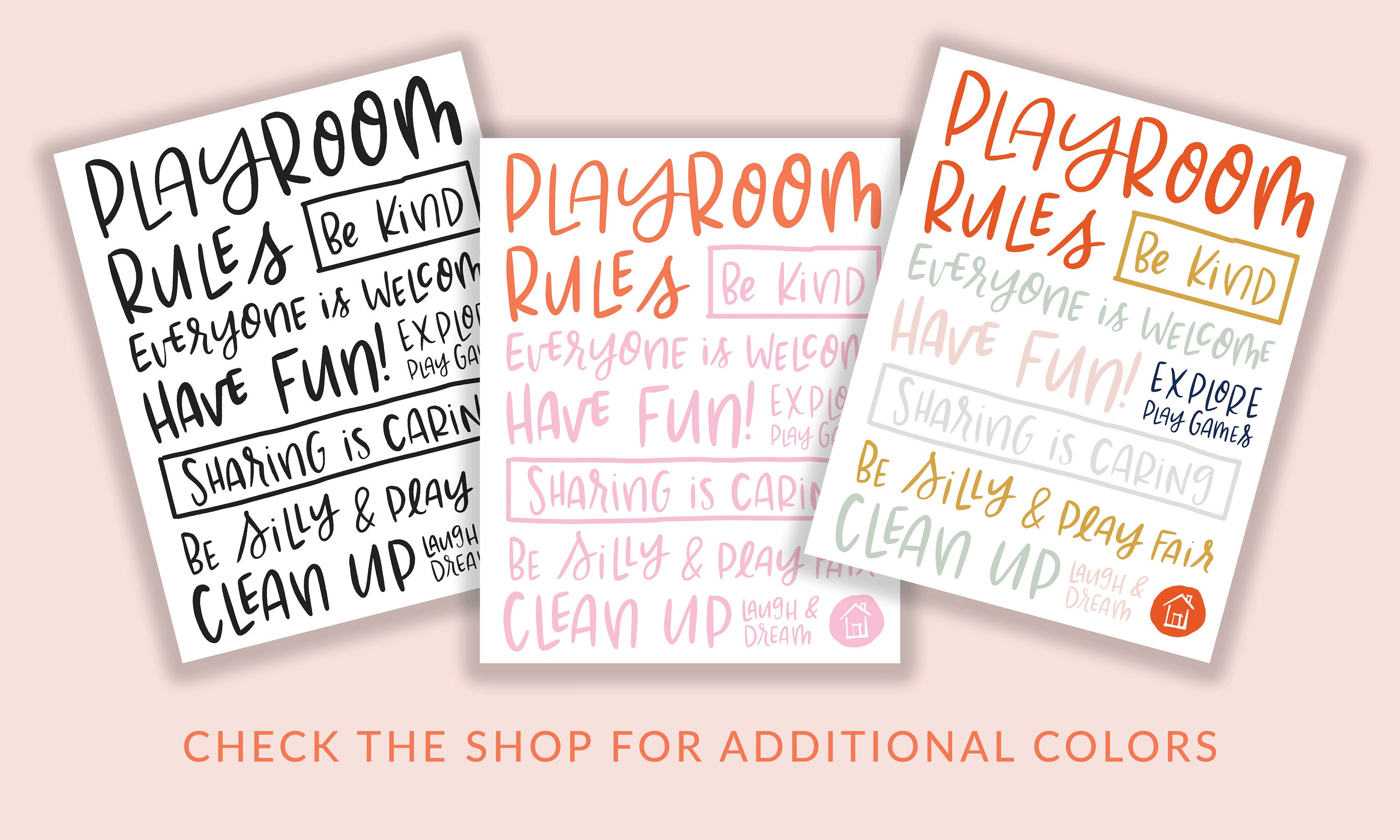 Printable Playroom Rules Playroom Art Play Room Rules Kid | Etsy