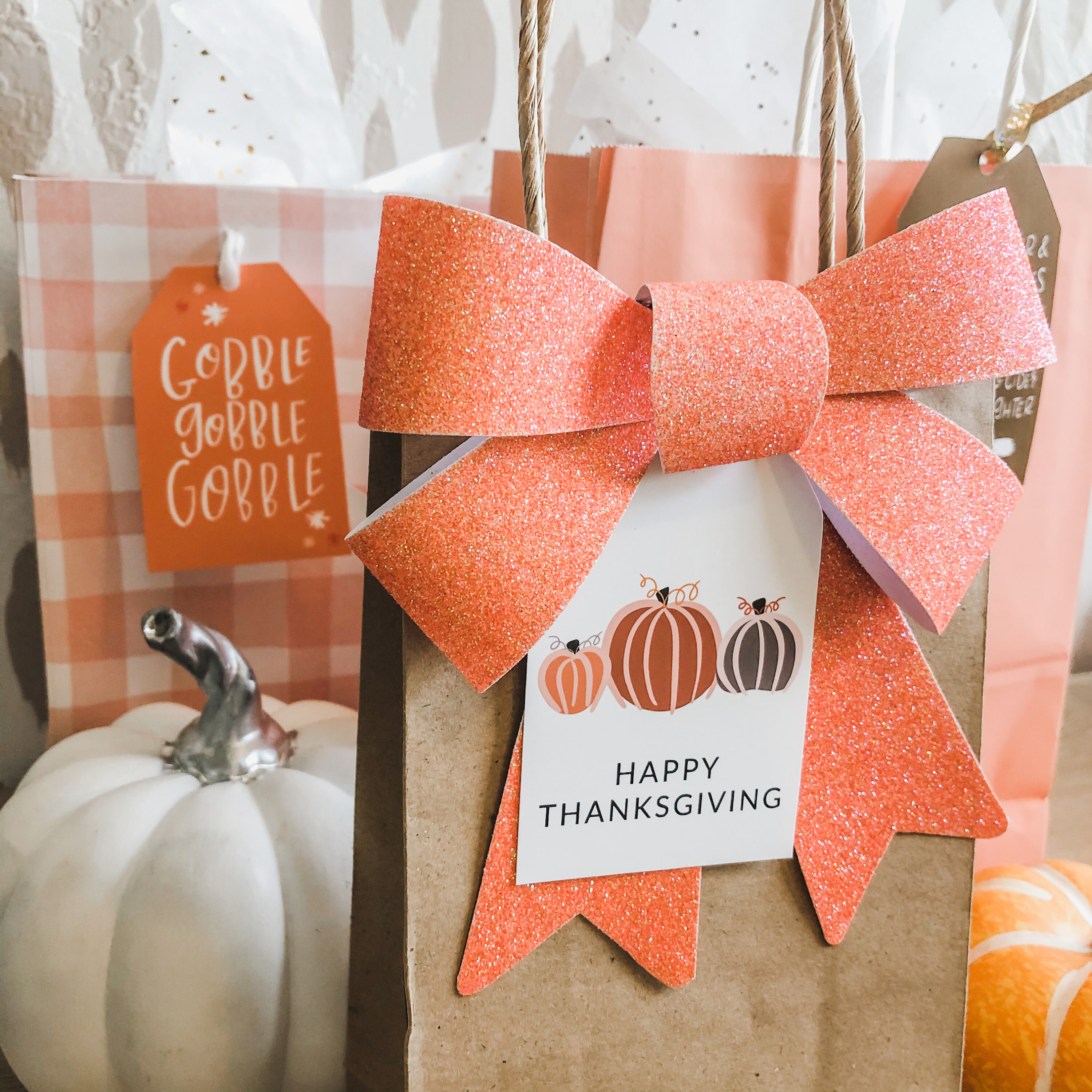 Printable Thanksgiving Tags Thanksgiving Gift Tags Cute | Etsy