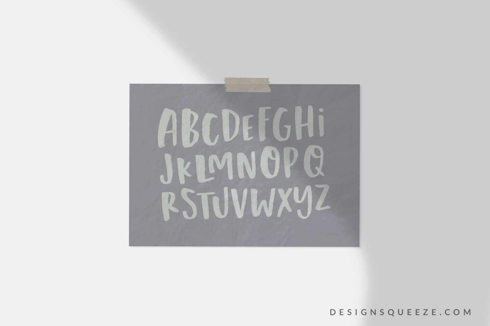 Printable Alphabet Art Gray Baby Nursery Decor Printable | Etsy