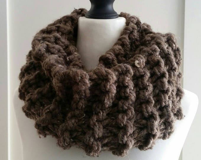 Clare's Outlander Cowl, Sassenach Cowl, Infinity Scarf, Mega Chunky ...