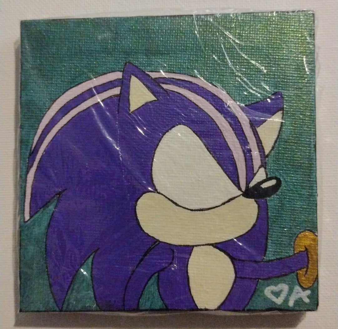 Sonic Character Canvas - Etsy