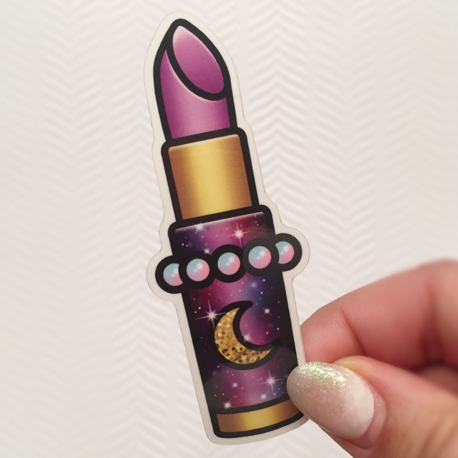 LUNAR LIPSTICK Vinyl Sticker - Etsy