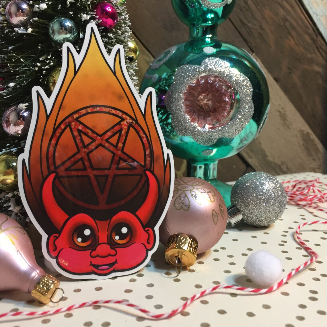 DEVIL TROLL STICKER - Etsy