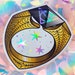 HOLOGRAPHIC Ring Vinyl Sticker - Etsy