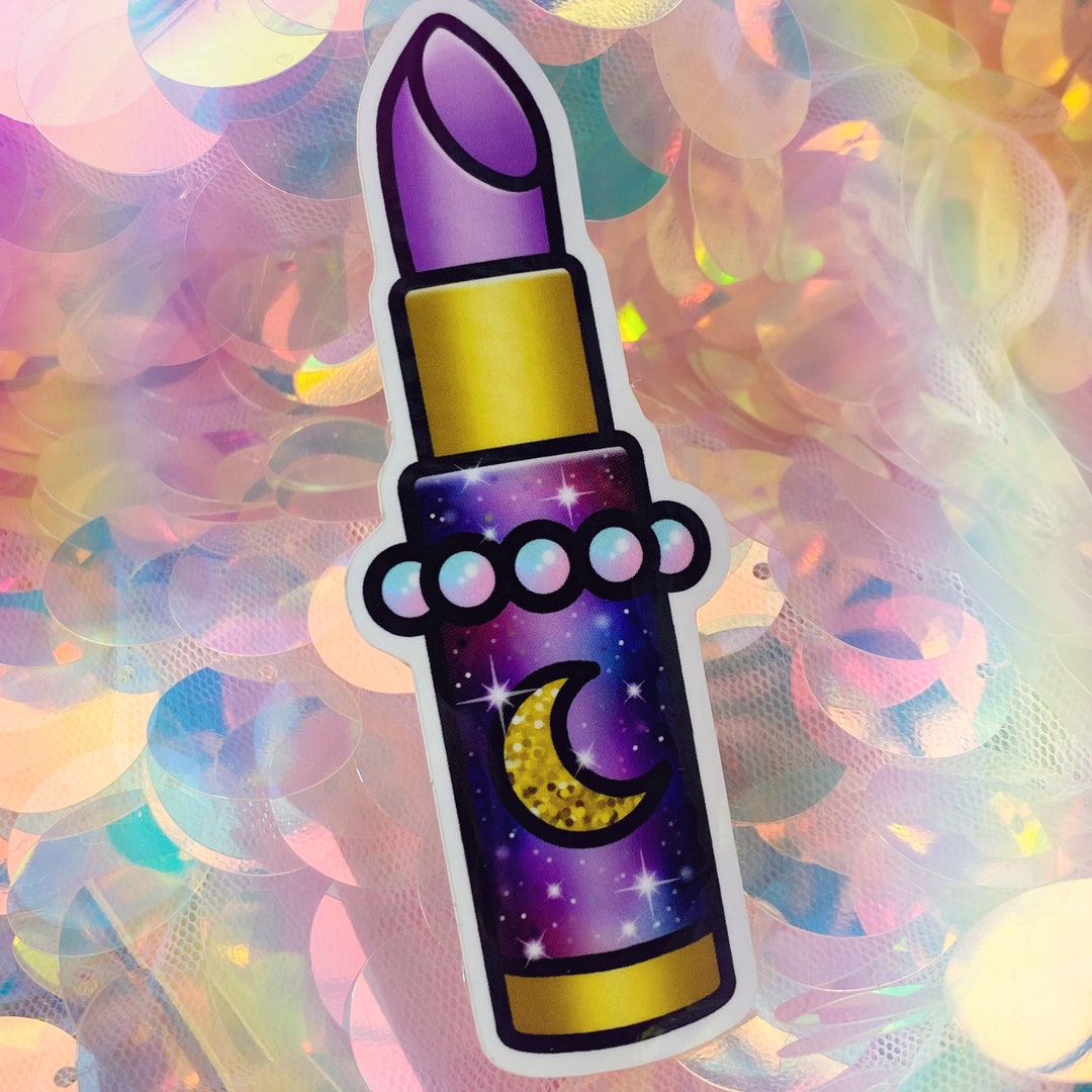 LUNAR LIPSTICK Vinyl Sticker - Etsy