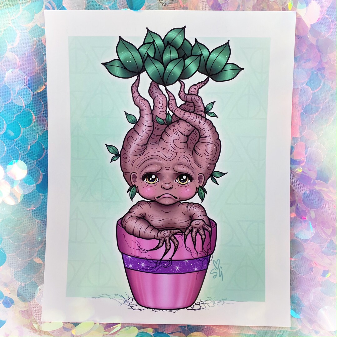 Magical Mandrake Print - 8x10 - Etsy