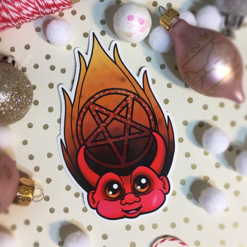 DEVIL TROLL STICKER - Etsy