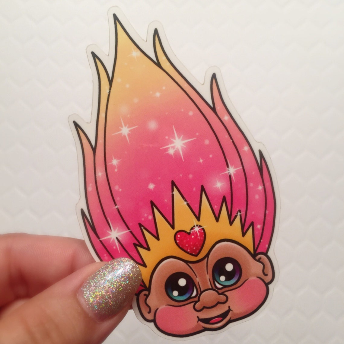 PRINCESS TROLL Sticker | Etsy