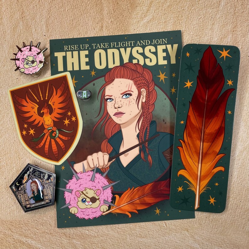 BOOKMARK ONLY Phoenix Feather and Quote Bookmark - Etsy