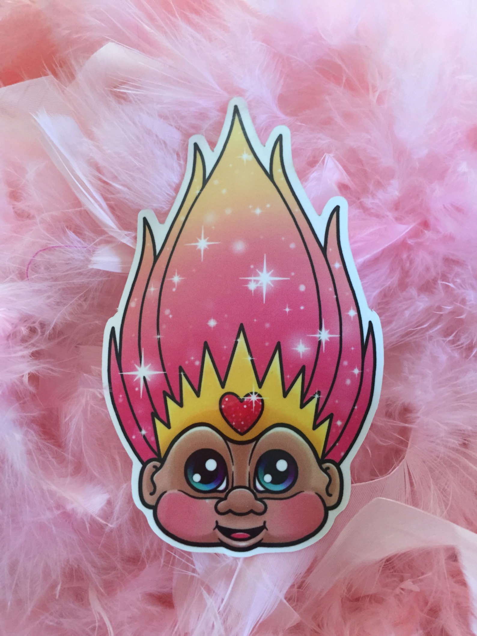 PRINCESS TROLL Sticker | Etsy