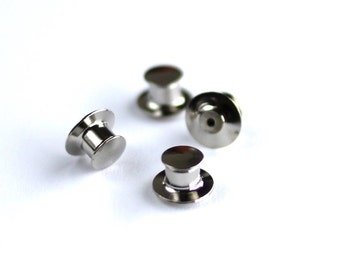 Pin Back Upgrade Metal Locking Pin Backs Secure Pin Back Tie - Etsy