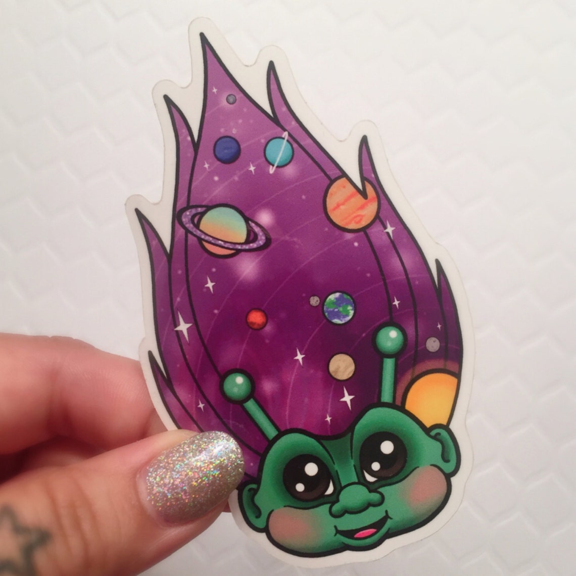 MARTIAN TROLL STICKER - Etsy
