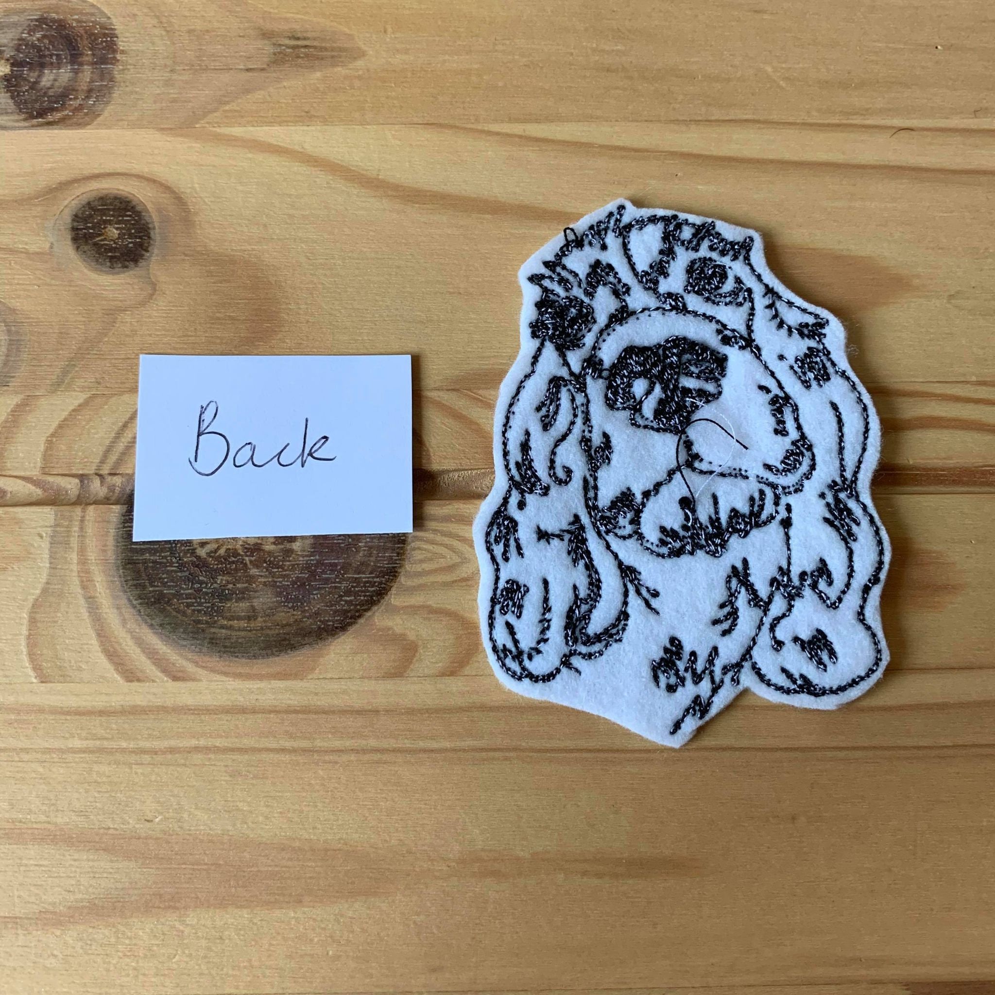 Cocker Spaniel Feltie Card Making Sewing Cushion Upholstery - Etsy UK