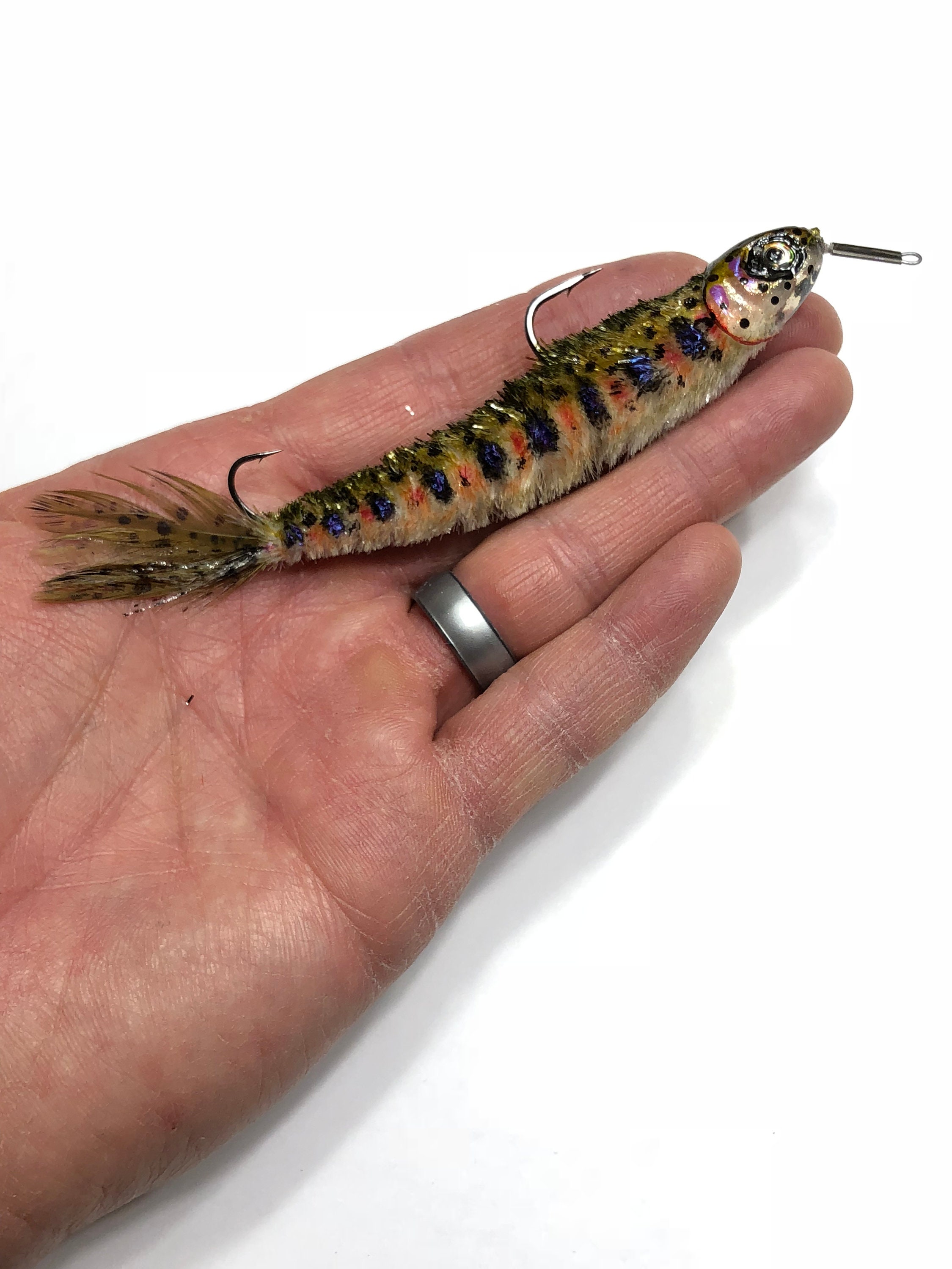 Rainbow Recurve Zipstick -- Ready to Go Fly Fishing or Spin Rod Lure by ...