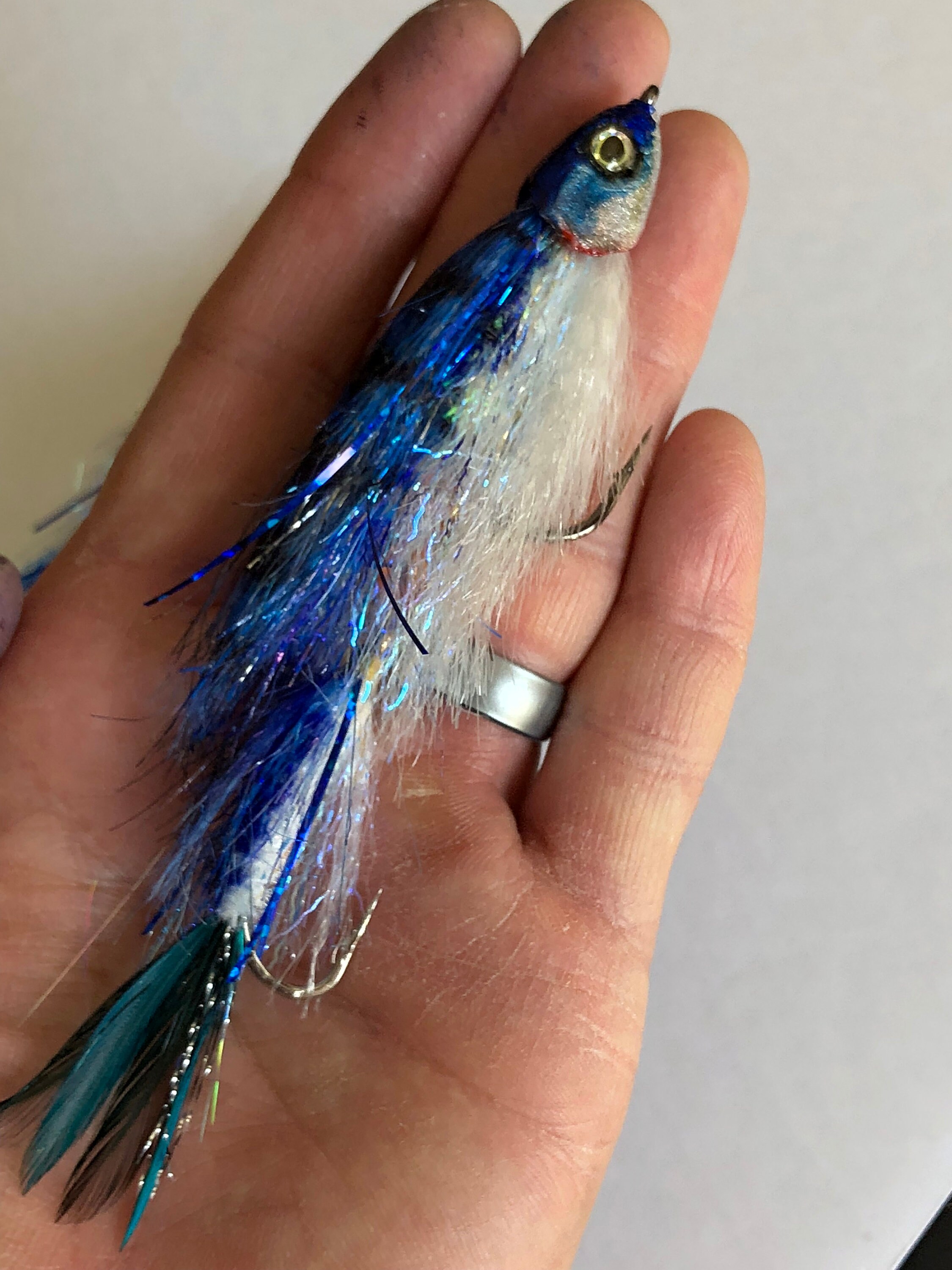 Blue Water Streamer -- Readymade Fly Fishing Fly or Spin Rod Lure by ...