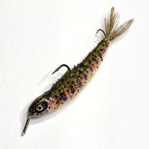 Rainbow Recurve Zipstick -- Ready to Go Fly Fishing or Spin Rod Lure by ...