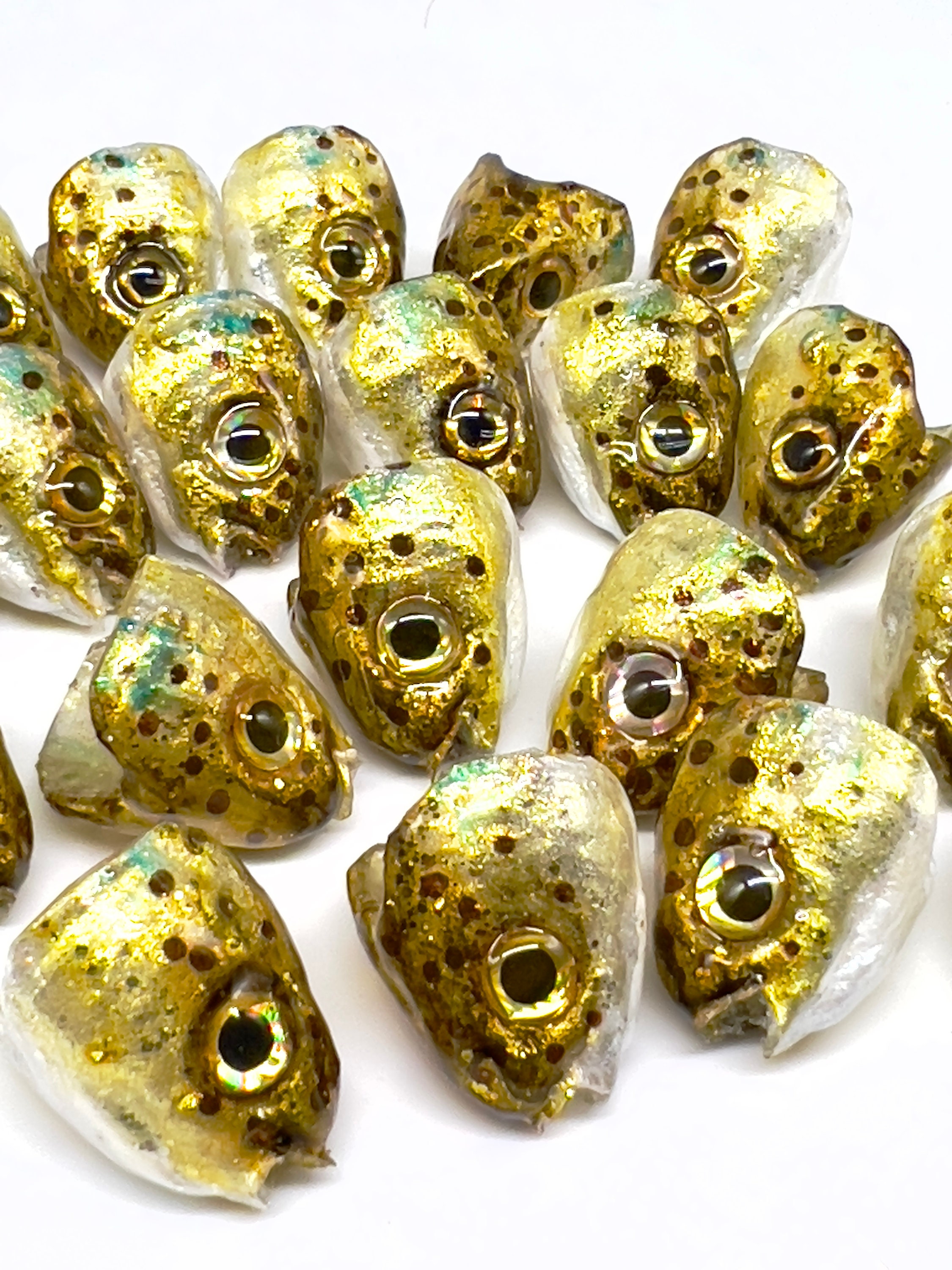Juvenile Brown Trout Head -- DIY Fly Fishing or Spin Rod Lure Head by ...