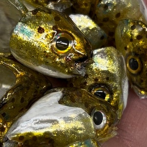 Juvenile Brown Trout Head -- DIY Fly Fishing or Spin Rod Lure Head by ...