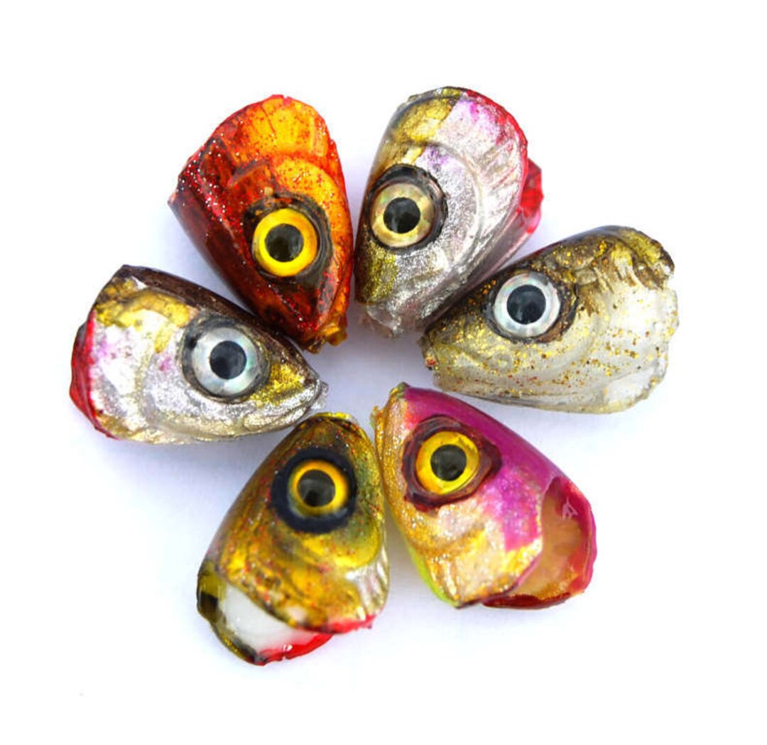 Spring Special DIY Variety Pack of Fish Heads for Fly Fishing Flies or ...