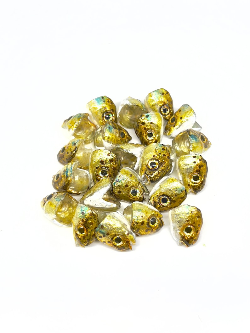 Juvenile Brown Trout Head -- DIY Fly Fishing or Spin Rod Lure Head by ...