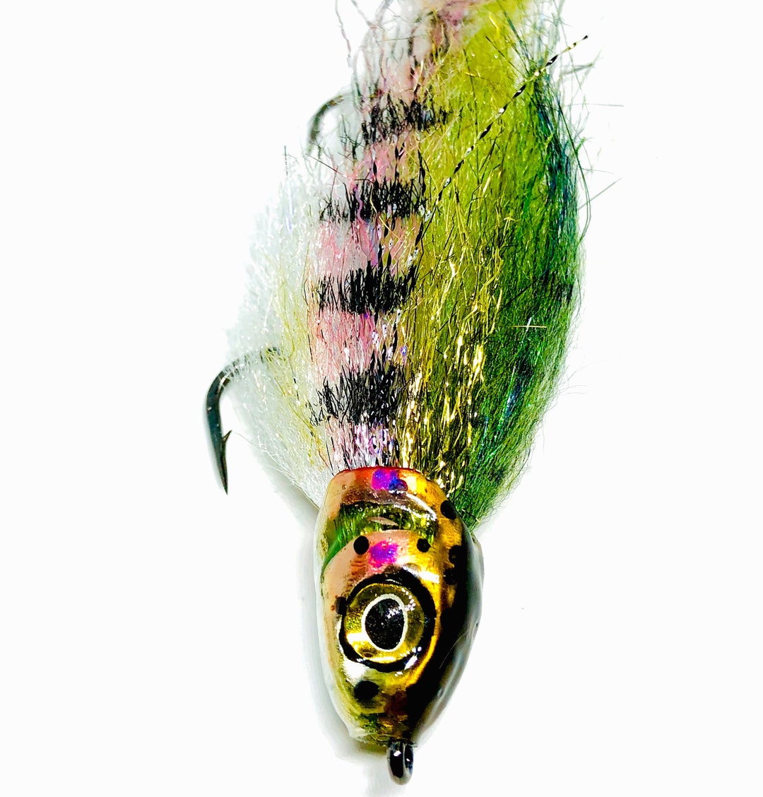 Finger Bling Fly -- Fingerling Fly Fishing or Spin Rod Lure by Drop Jaw ...