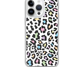 Rainbow Cheetah Phone Case - Etsy